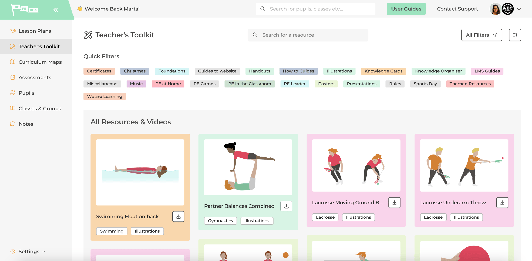 Over 1,600 Primary PE Teaching Resources | The PE Hub